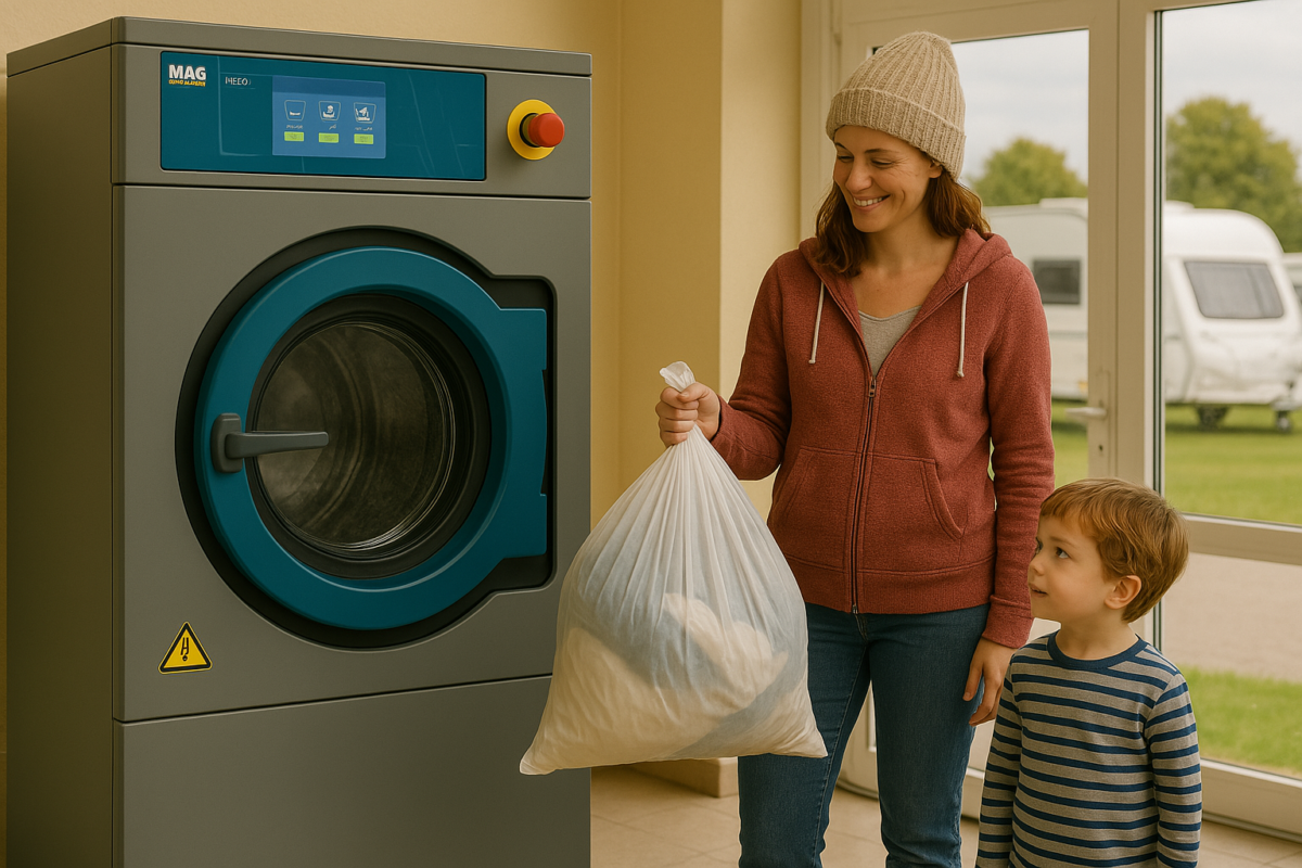 Why Campsites and Caravan Parks Should Offer On-Site Laundry